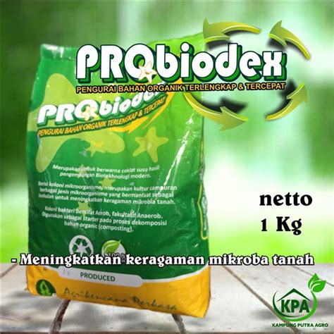 Pengurai Bahan Organik Sampah Pengurai Kompos Probiodex Memperbaiki
