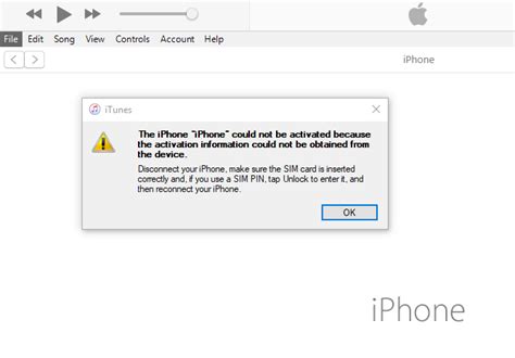 Unable To Activate An Update Is Required To Activate Your Iphone R