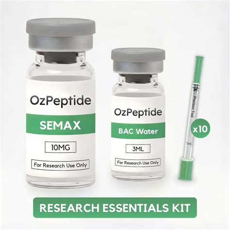 Semax 10mg Essentials Kit Ozpeptide Australias Trusted Source For