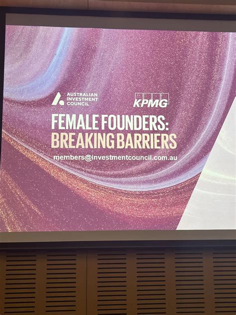 Fascinating Discussion At This Evenings Australian Investment Council And Kpmg Australia Women