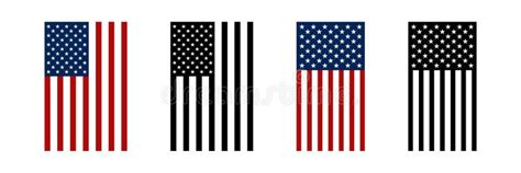 American Flag Color Variations