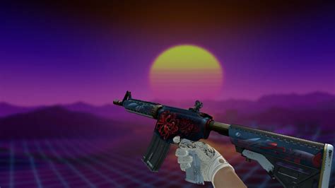 Download The New For Windows M4a4 Spider Lily Cs Go Skin Zopareno