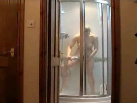 Wife Spied Orgasm In Shower With Head