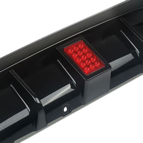 Bmw 3 Series E92 E93 Rear Diffuser With Led Light 335i Look Gloss Black 2006 13 Fastlane Styling