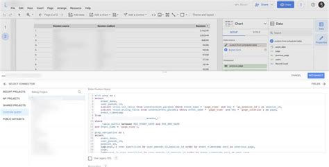 Optimizing BigQuery Reporting With Looker Studio Tracking Chef