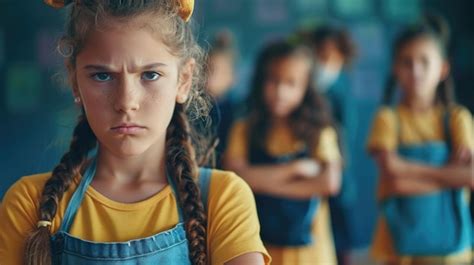 A Portrait Of Bullying Premium Ai Generated Image