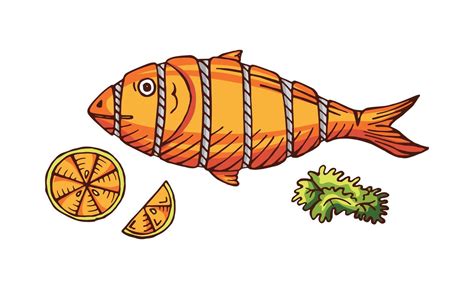 Cooked Fish Clipart