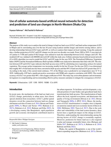Use Of Cellular Automata Based Artificial Neural Networks For Detection