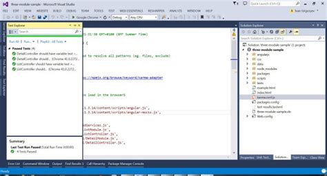 Setting Up An Environment For AngularJS Testing In Visual Studio Ivangrigoryev