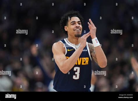 Denver Nuggets Guard Julian Strawther 3 In The Second Half Of An Nba