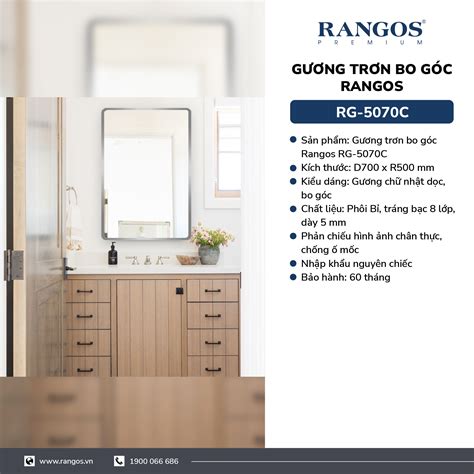 GƯƠng TrƠn Bo GÓc Rangos Rg 5070c Showroom Phong Phú