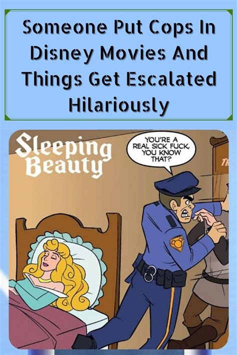 Someone Put Cops In Disney Movies And Things Get Escalated Hilariously Artofit