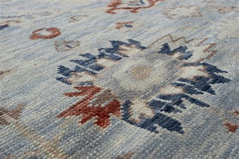 9 X 12 Vintage Persian Rug Blue Mirith Revival Rugs