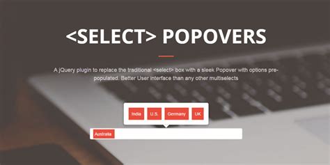 Popselect Transforms A Select Box Into A Popover Field Code With Coffee