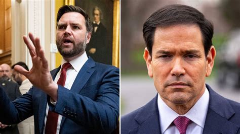 Jd Vance And Marco Rubio Cant Stand Each Other