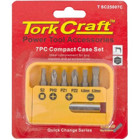 Bit Insert Set 25mm 7p Do It Yourself Hardware