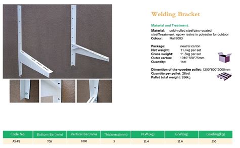 China Welding Wall Brackets Air Condtioner Brackets China Air
