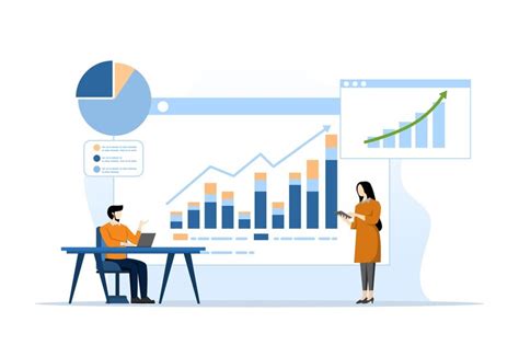 Premium Vector Vector Illustration Of Business Team Analysis And