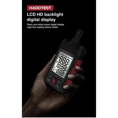 Digital Psychrometer Industrial Temperature Humidity Meter Handheld Lcd Thermometer Hygrometer