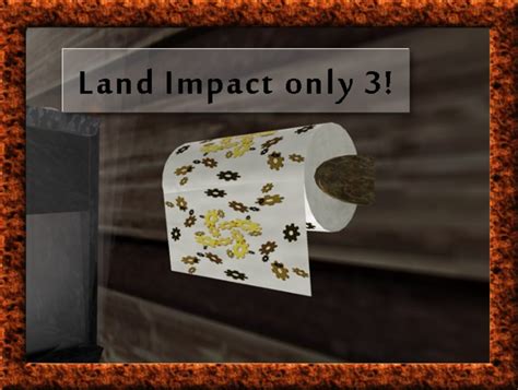 Second Life Marketplace Exploding Gear Paper Towels And Holder