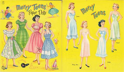 Vintage Paper Dolls 1950s