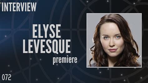 072 Elyse Levesque Chloe Armstrong In Stargate Universe Interview
