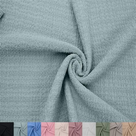 60 Wide Polyester Spandex Crinkled Della Textured Stretch Fabric By