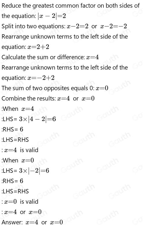 Solved Solve 3x 26 A X0 And X4 B X0 And X 4 C No Solution D