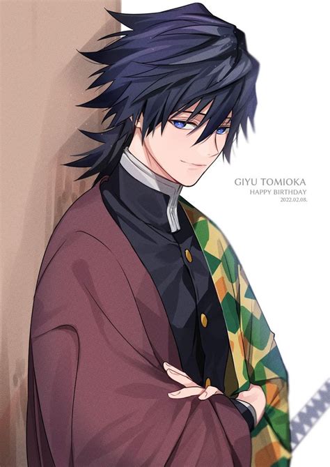 Save And Follow Happy Birthday Giyu Tomioka Demon Slayer • Kimetsu No