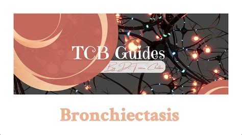 Audio Guide Bronchiectasis Youtube