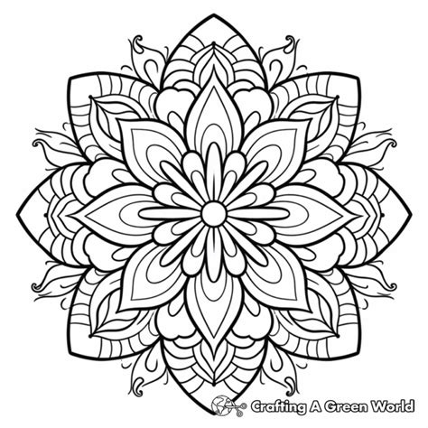 Simple Coloring Pages For Adults Free And Printable