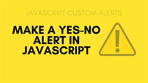37 Alert With Yes No Button In Javascript Example Basic Editing