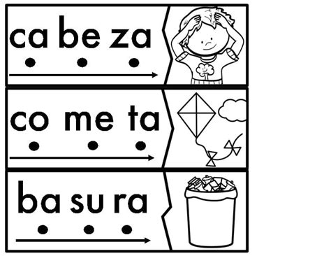 50 Palabras De Tres Sílabas By Kindergarten Maestra Tpt