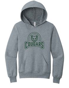 Youth Sponge Fleece Pullover Hoodie In Athletic Heather By B