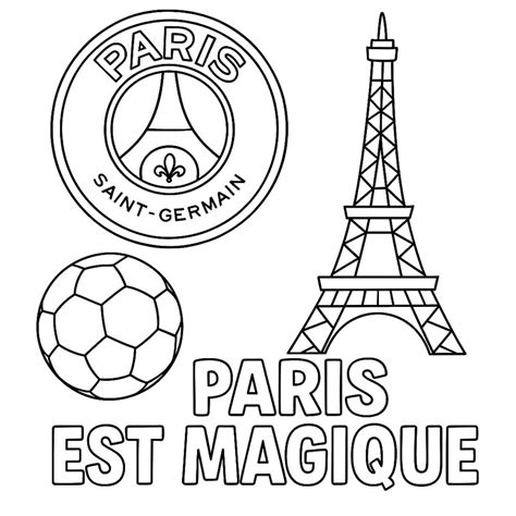 Disegni Da Colorare Psg Paris Saint Germain