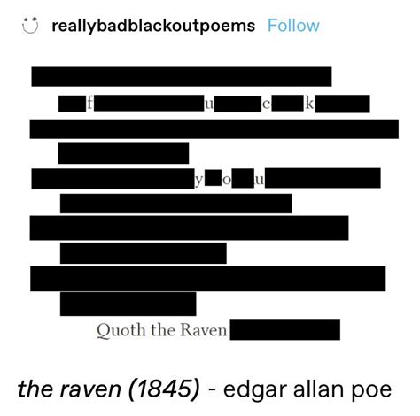 Edgar Fucking Allan Poe R Theydidthefuckyou