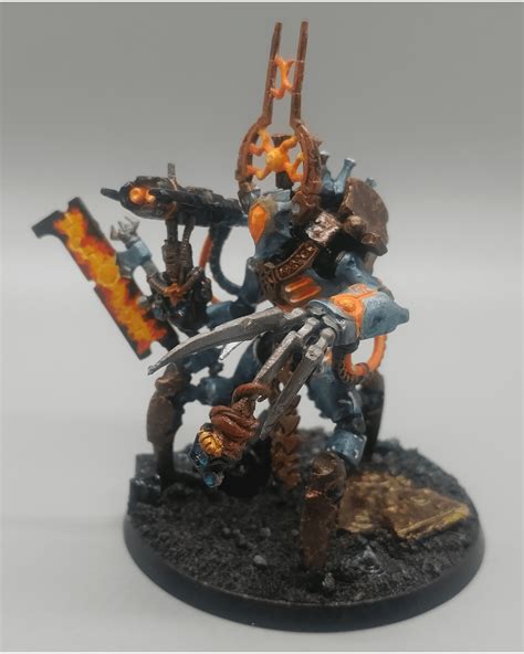 Skorpekh Lord With Void Dragon And Admech Kitbash Rnecrontyr