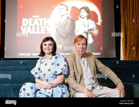 Gwyneth Keyworth And Timothy Spall Attending The Press Launch For Bbcs