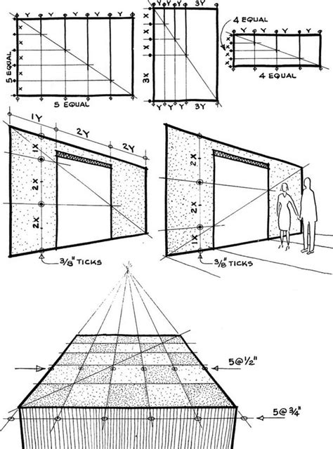 How To Draw Unequal Verticle Spaces In Perspective Perspective