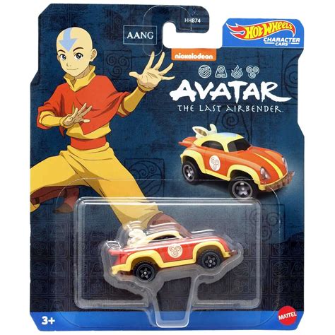 Hot Wheels Avatar The Last Airbender Character Cars Aang Die Cast Car