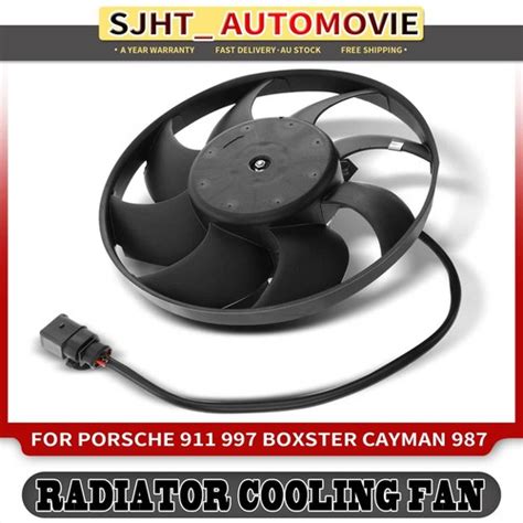 Radiator Cooling Fan For Porsche 911 997 Boxster 987 Cayman 38l 27l