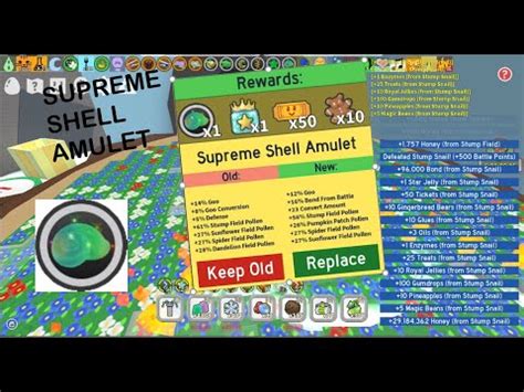 2nd Time Getting Supreme Shell Amulet In Bee Swarm Simulator Youtube