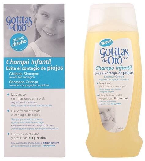 Gotitas De Oro Champú Suave Antipiojos 500 Ml Desde 475 € Compara