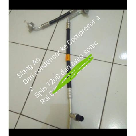 Jual Selang Ac Condesor Ke Compresor Aveo Sonic Selang Ac Condensor Spin 1200 Cc Shopee Indonesia
