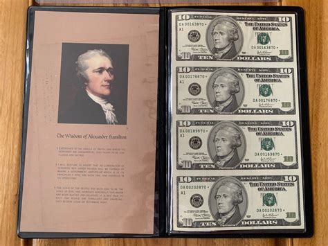 Four 10 Usd Notes Uncut Sheet Star Notes Hobbies And Toys Memorabilia