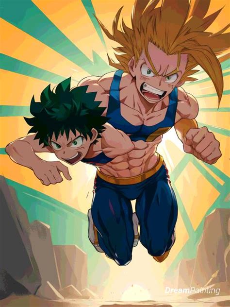 Deku And All Might By Terrybuggsthevyonder On Deviantart