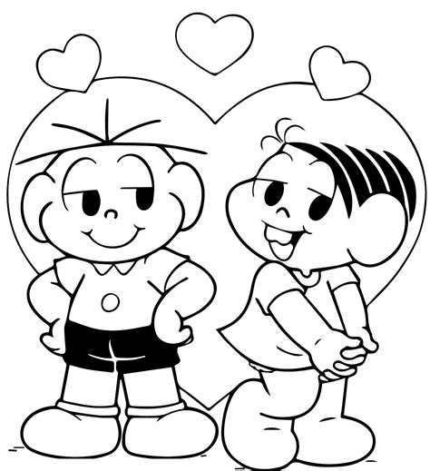 Desenhos De Cebolinha E Mônica Para Colorir E Imprimir Coloririnfo