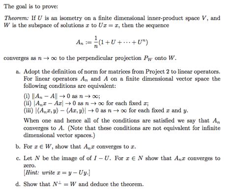 Inner Products Problem About Convergence Of Linear Operators Leading