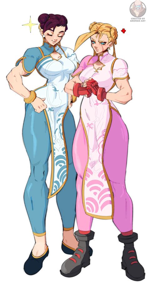 Chun Li And Cammy By Grongoa R Chunli