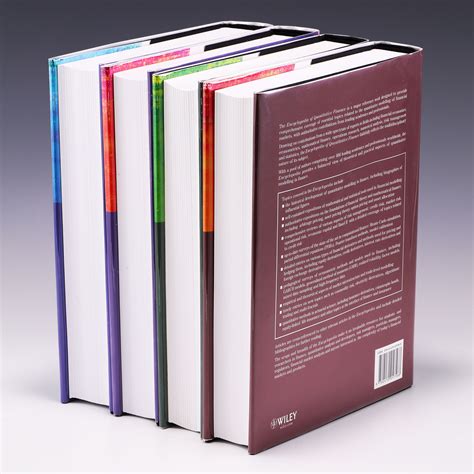 Encyclopedia Of Quantitative Finance By Rama Cont Very Good 2010